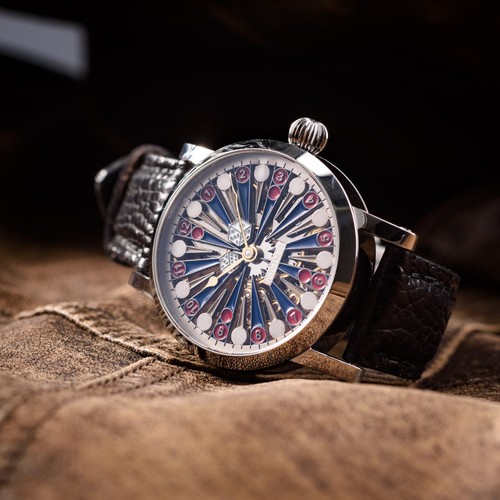 Skeleton Watch Men Swiss Mechanical 2020s ETA 6498 Engraved Waterproof ...