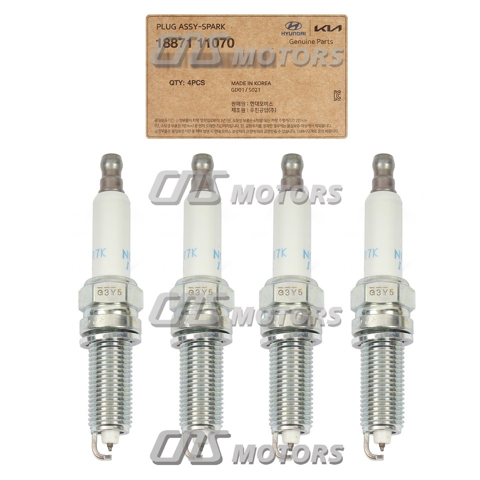 ⭐GENUINE OEM⭐ 4X Spark Plugs for 2020-2023 Hyundai Kia 1.6L 2.0L 2.5L ...