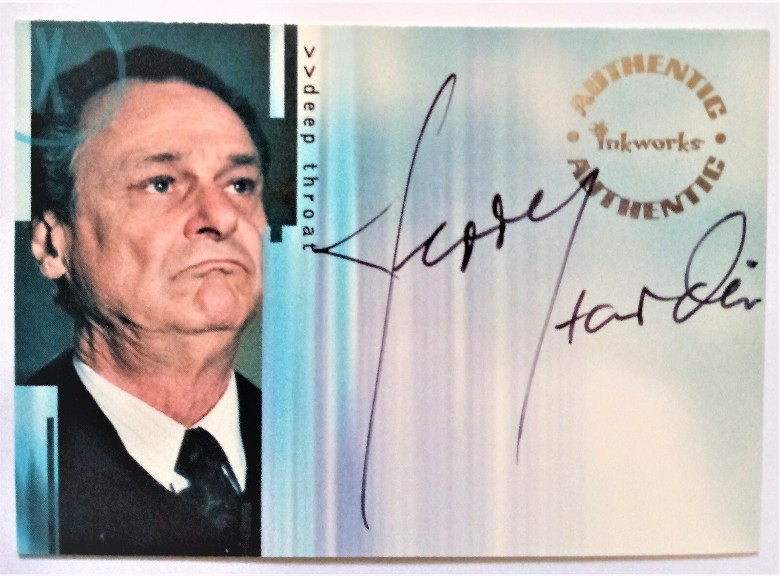 THE X-FILES SEASONS 4 & 5 (Inkworks/2001) Autograph Card JERRY HARDIN ...