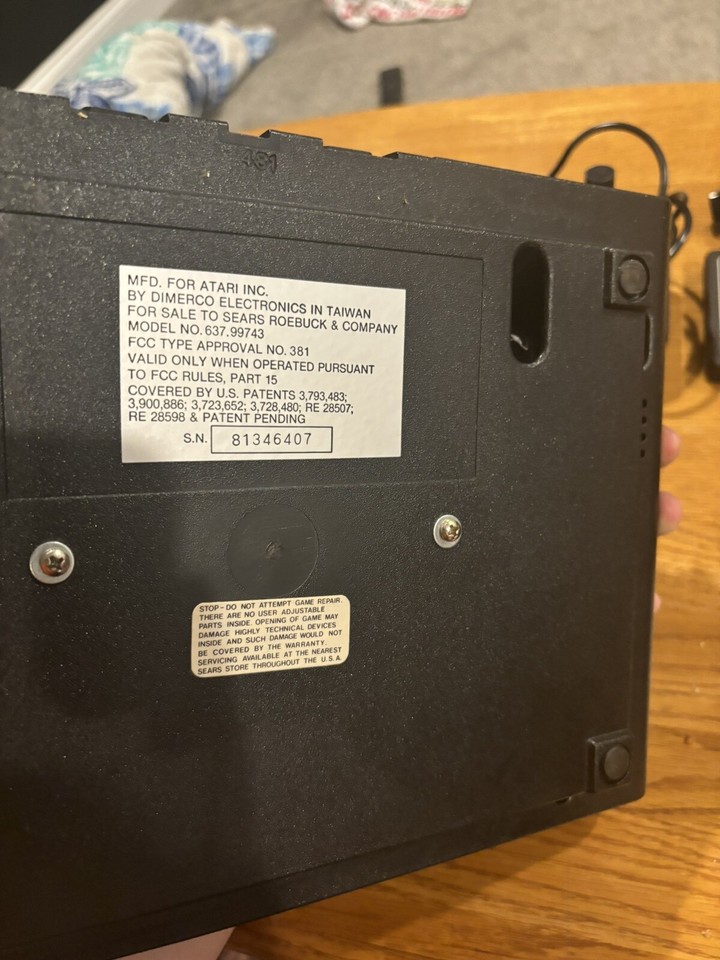 Atari 2600 Tele Games Console Lot! 11 Games, Controllers, Manual + More ...