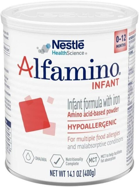 Nestle Alfamino Infant Formula with Iron - Unflavored, 14.1 oz for sale ...