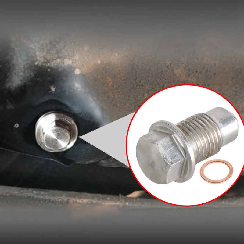 Car Universal Engine Magnetic Oil Drain Plug Screw Nut Bolt Sumps M12x1 ...