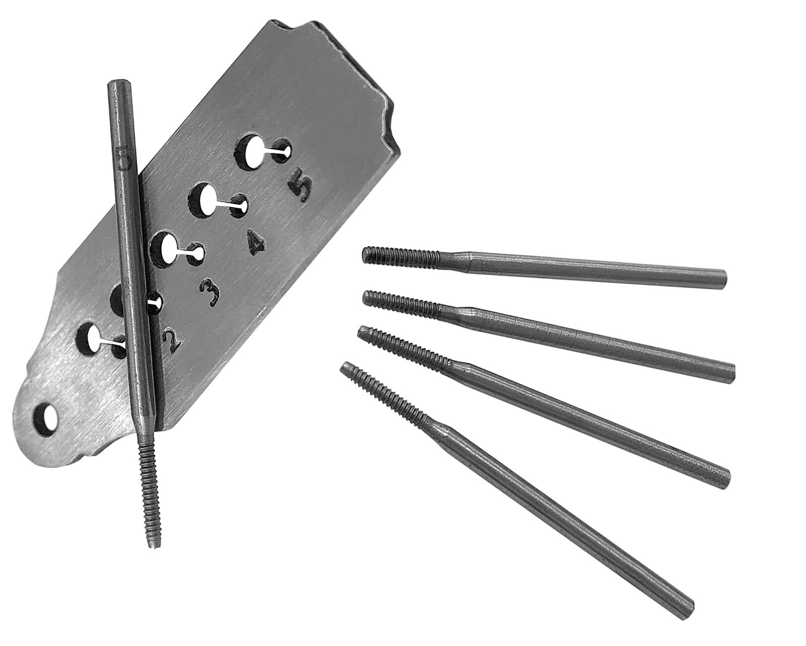 Mini Taps & Die Set of 6pcs No 1,2,3,4,5 Mini Die Set Screw Plate ...