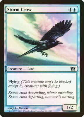 MTG - Storm Crow / Corbeau de l'orage | 8Th Edition [ENG FOIL] | eBay