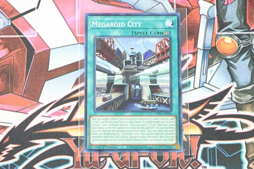 YuGiOh Spell Card Megaroid City LDS1-EN043 1st Edition Common | eBay