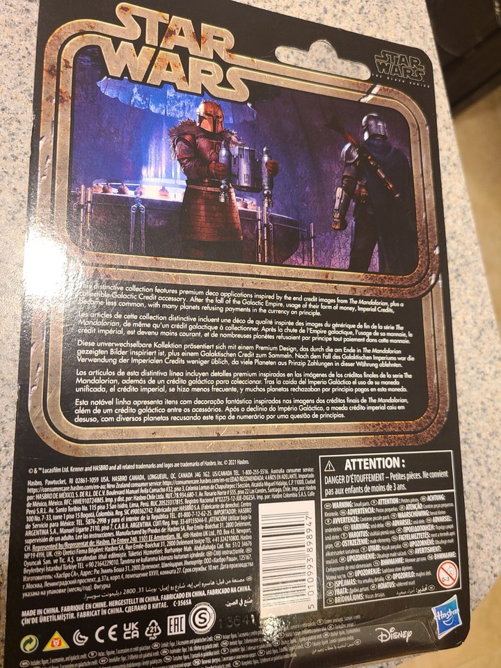 Star Wars Mandalorian Black Series Beskar Credit Collection Armorer ...