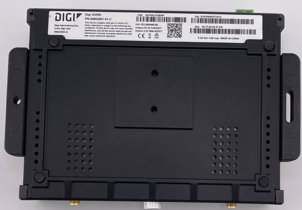 DIGI IX20W INDUSTRIAL-GRADE 4G LTE CELLULAR ROUTER 50002001-01-C | eBay