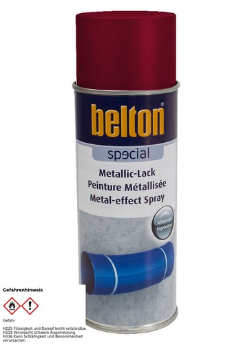 KWASNY BELTON SPECIAL METALLIC-LACK EFFEKTLACK SPEZIALLACK ROT 400 ml ...