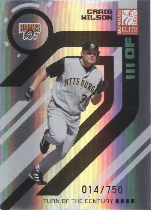 2005 Donruss Elite - Craig Wilson #114 Turn of the Century /750 for ...