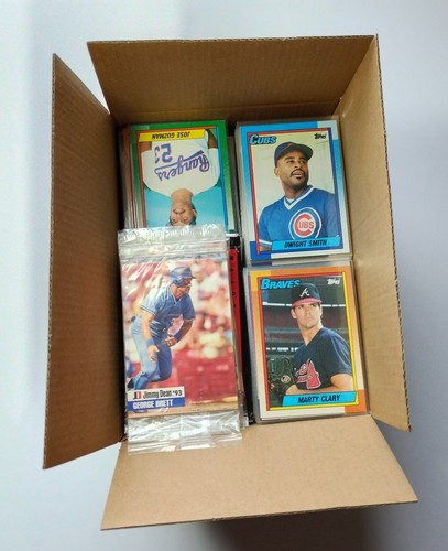 Sports Cards Bulk Lot 600+ Baseball Card Singles and 18 Sealed Packs | eBay