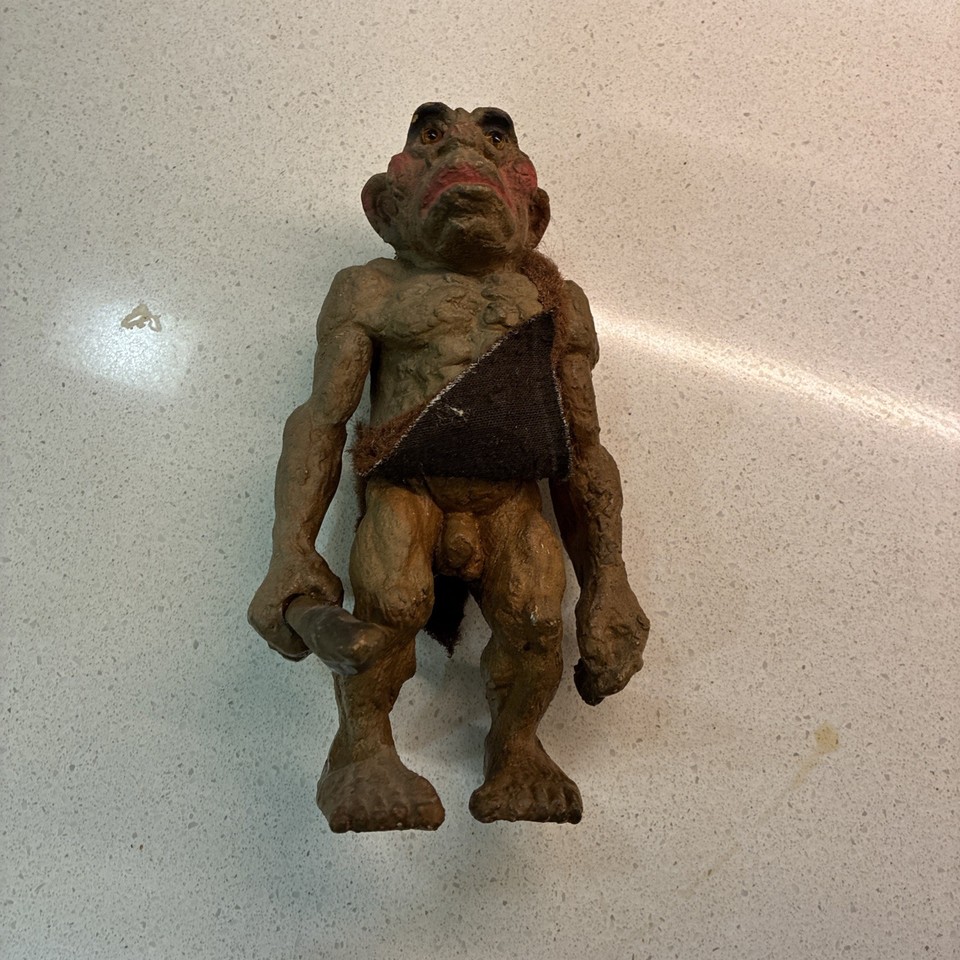 RARE VINTAGE 9" NYFORM NORWAY #140 CAVEMAN TROLL NO HAIR | eBay