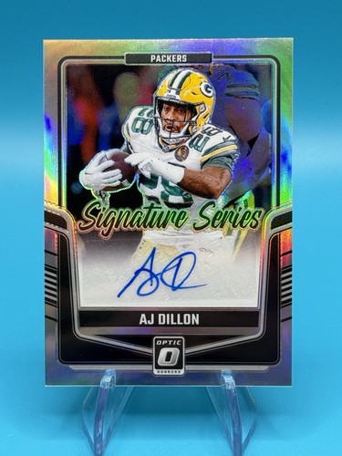 2024 Panini Donruss Optic Signature Series AJ Dillon Packers #SSH-ADN Auto | eBay