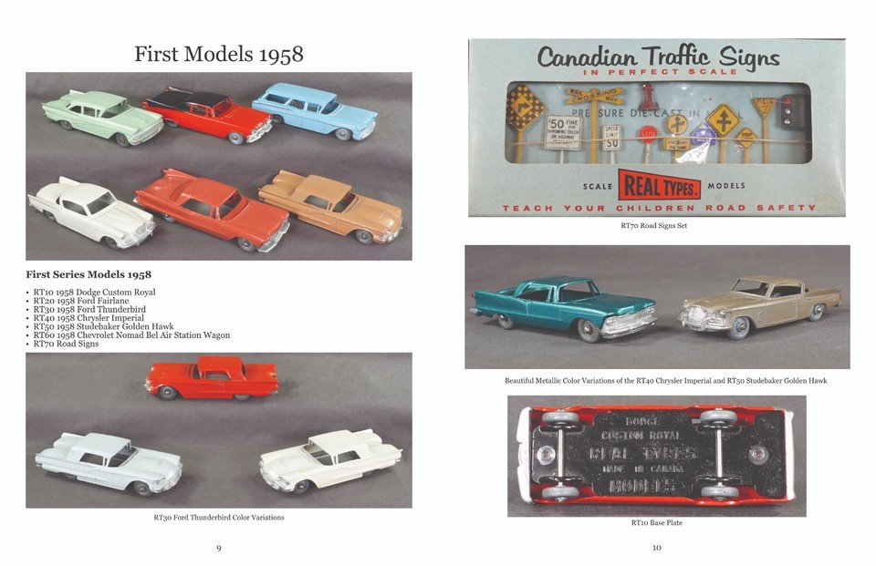 Burslem Real Types & Hubley Real Toys Die Cast Cars 80 Page Illustrated ...