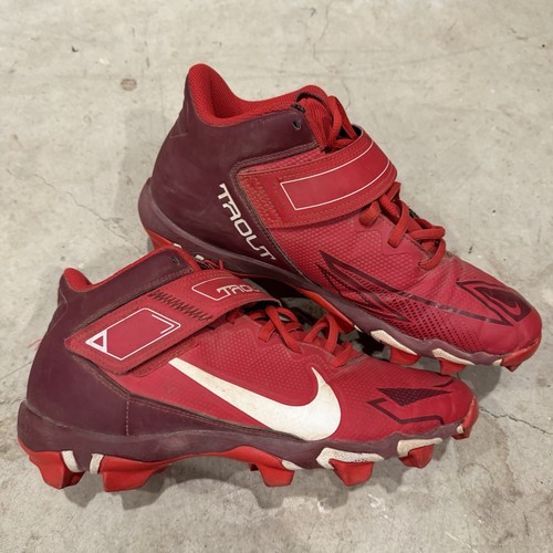 Nike Trout Baseball Cleats Shoes Mens 8 Red White CZ5911-616 Molded ...
