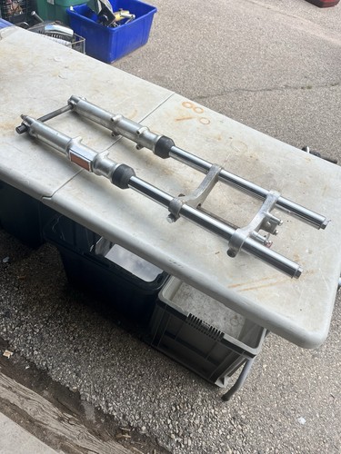 Harley Sportster Fork Front End Legs Shovelhead 35 MM Red Wing XR 750 ...