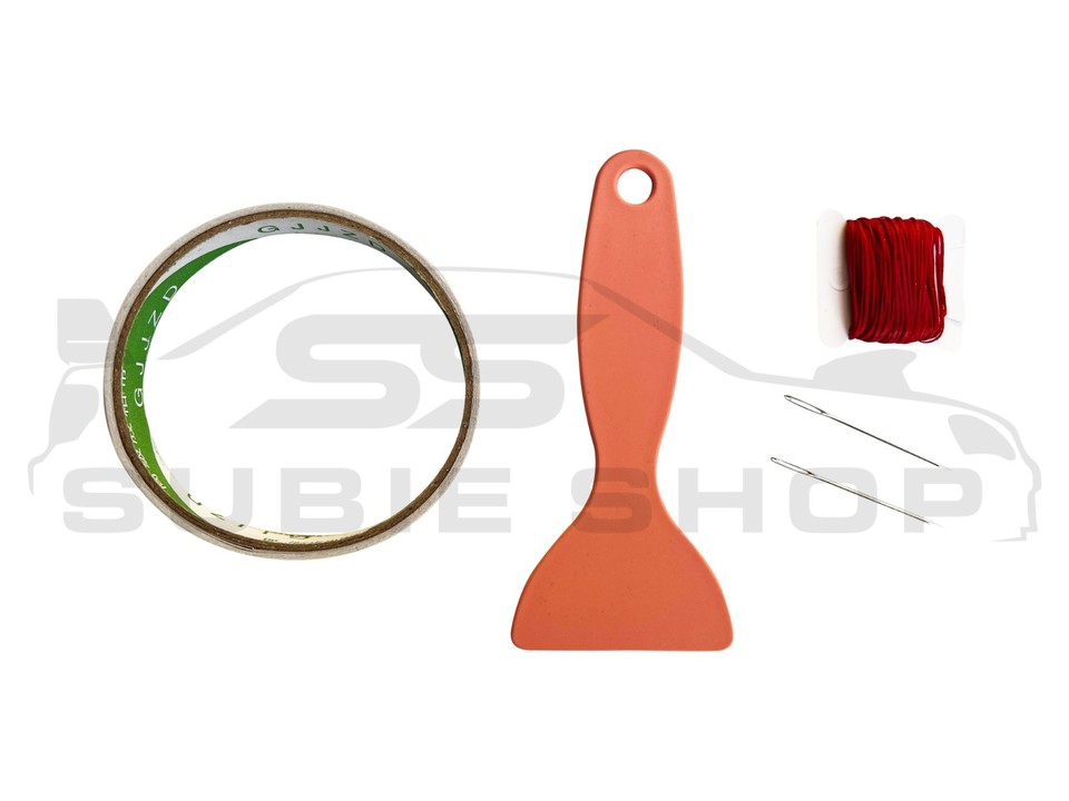 Leather Hand Stitched Steering Wheel Kit For Subaru Impreza WRX ...