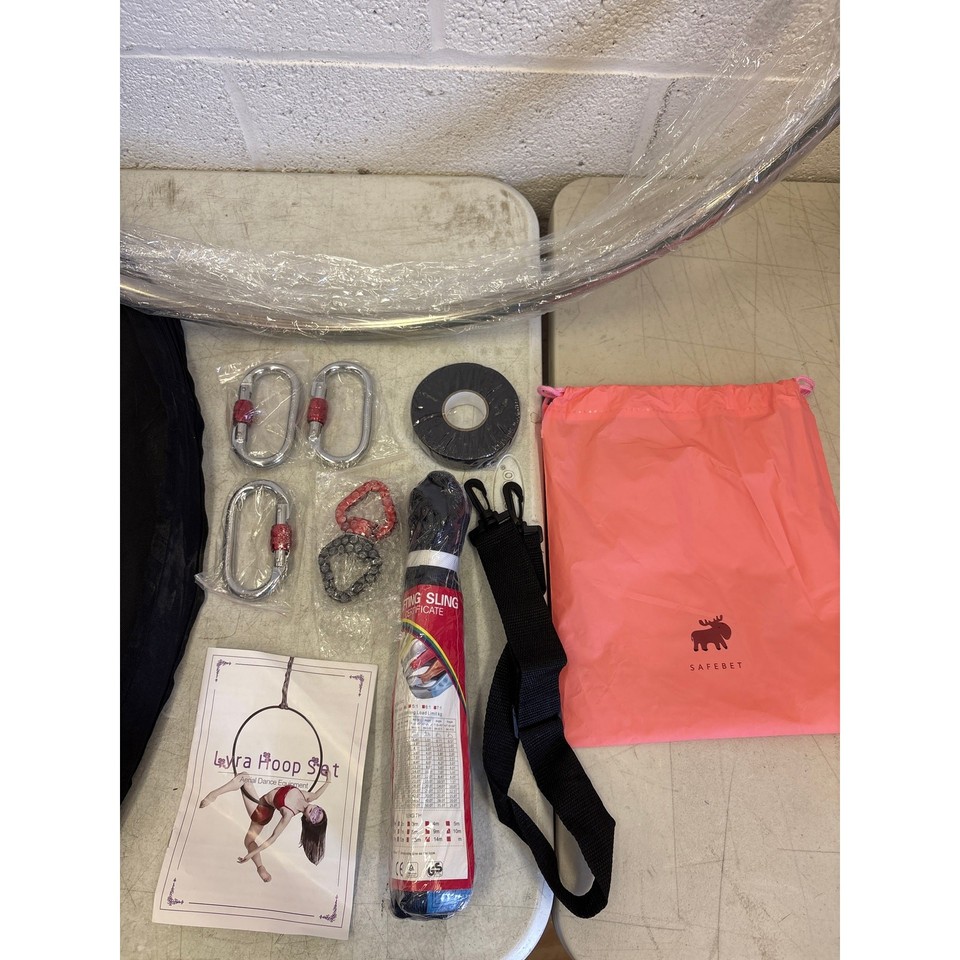 Aerial Hoop, Lyra Hoop Set Stainless 85cm/90cm Single Point Hoops ...