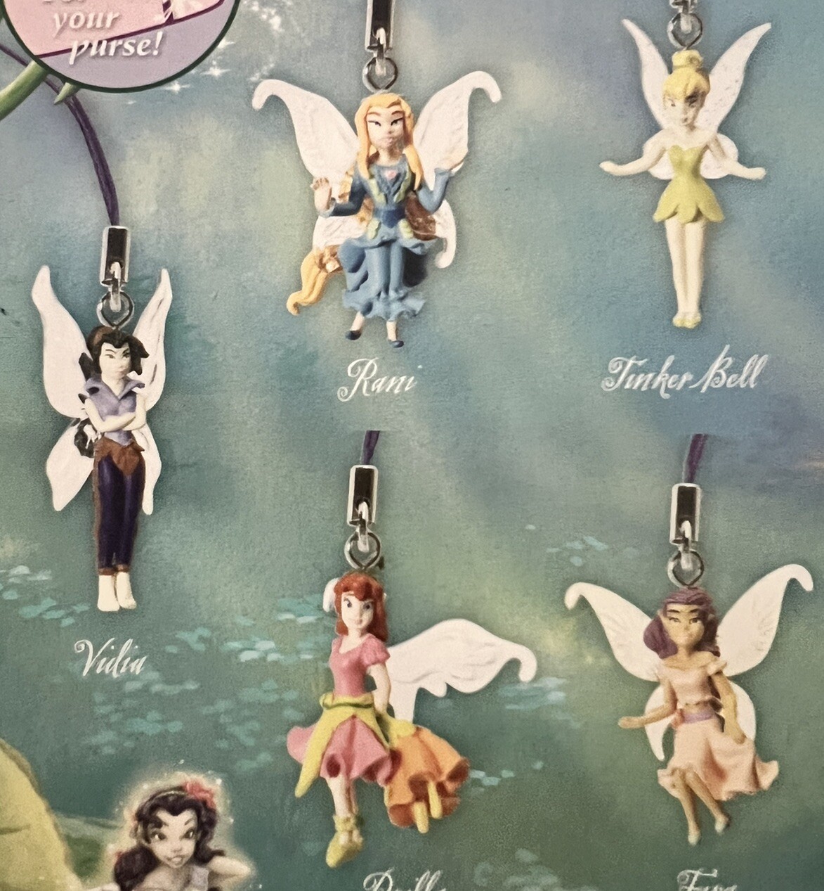 Disney Fairies Figure Charm Collection Series 1 Rani Tinkerbell Bess ...
