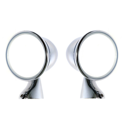 Talbot Classic Vintage Style Chrome Bullet Fender or Door Mount Side ...