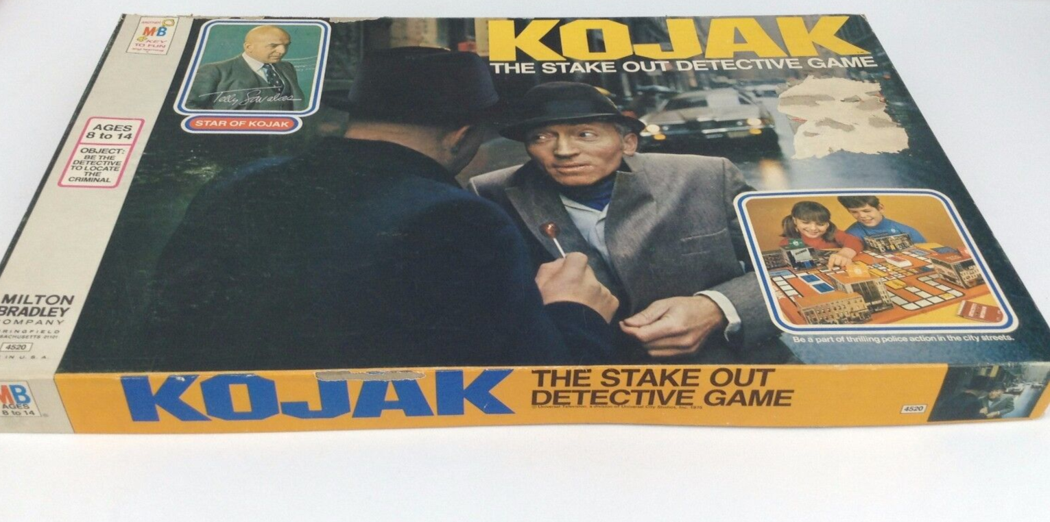 Kojak the Stake Out Detective Game | Vintage Board Game 1975 | 99% ...