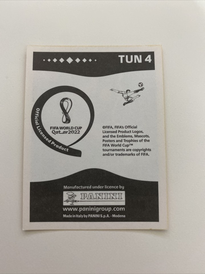 Panini World Cup Qatar 2022, Farouk Ben Mustapha, TUN 4, GOLD Sticker ...