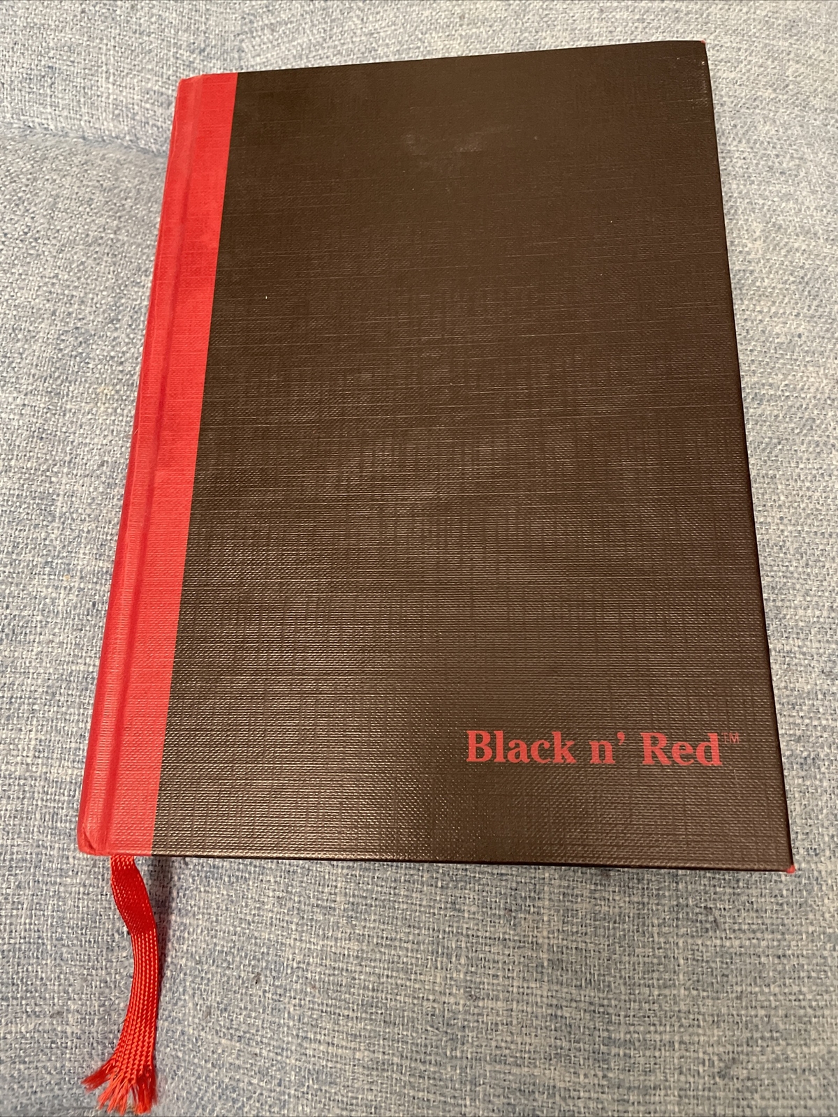 Black n' Red Notebook/Journal, 8 1/4" x 5 7/8", 96 Sheets, Black/Red ...