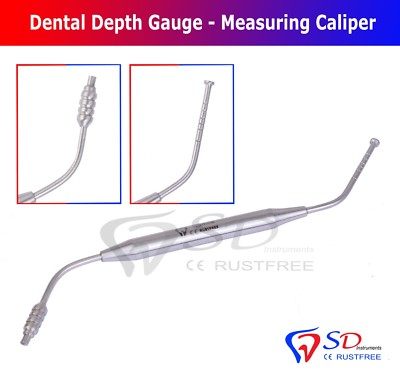 Depth & Gingival Gauge Dental Implant Measuring Tool Dental Instruments ...