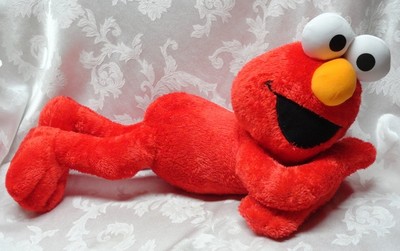 Jumbo 24" Elmo Laying Muppet Sesame Street 2007 Mattel Fisher Price ...