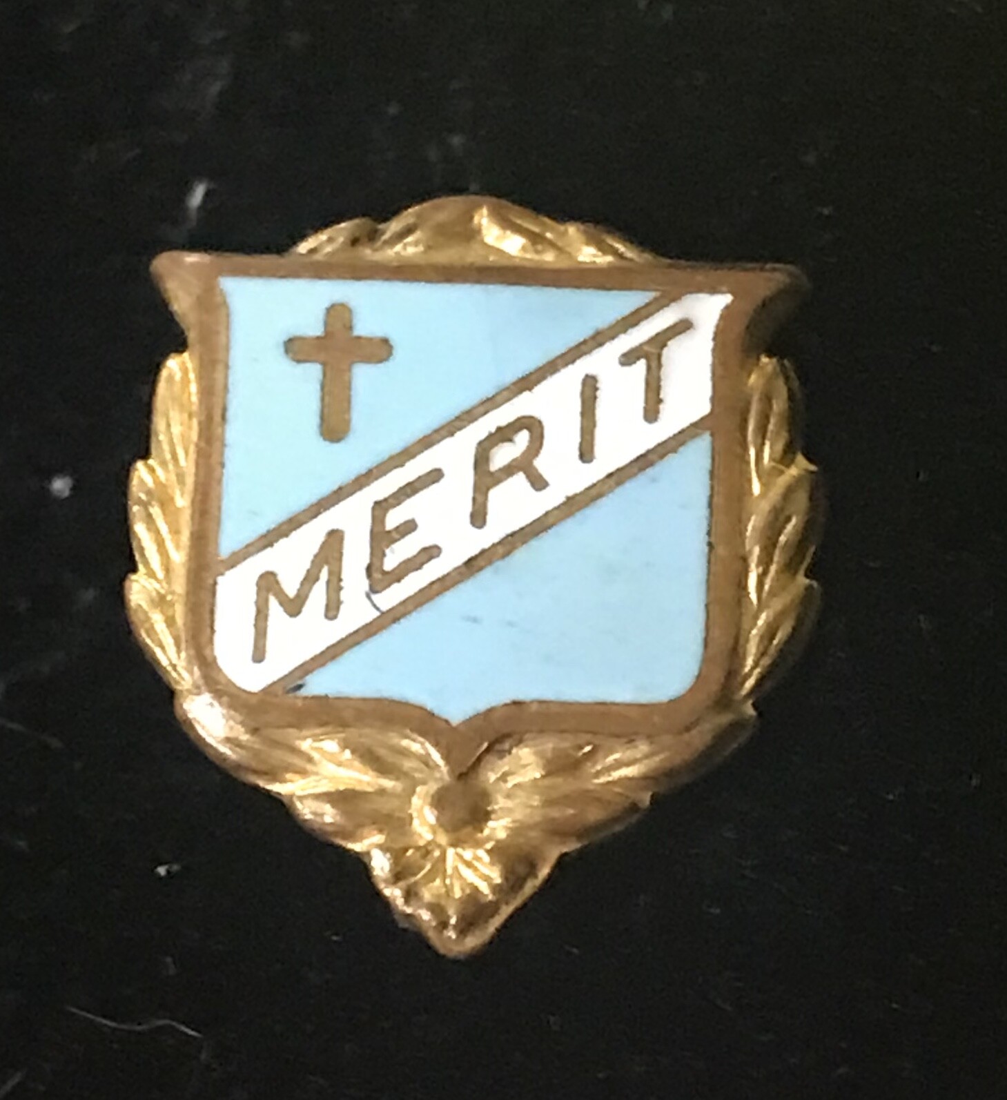 Christian Merit award lapel pin religious Jesus cross | eBay