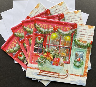 4 Toy Shop RSPCA Scottish SPCA Animal Charity Christmas Cards UK ...