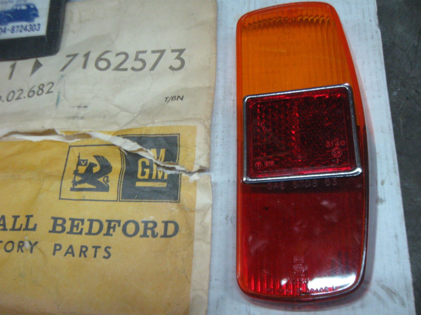VAUXHALL Viva HA Rear Light Lamp Lens RH Side BUTLERS 1705 Original ...