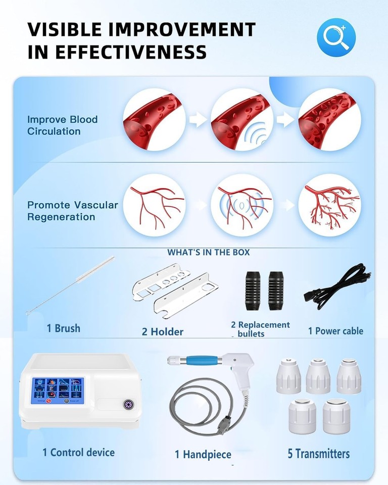 Extracorporeal Shock Wave Therapy Machine For Muscle Joint Pain Relief ...