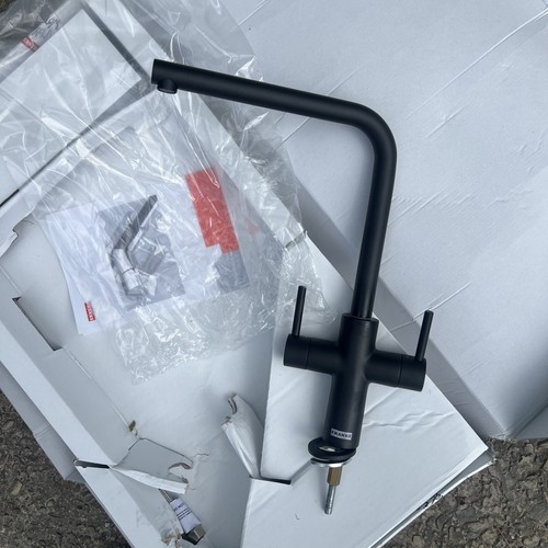 Franke Neptune Swivel Spout Kitchen Mixer Tap - Matt Black - 115.0533. ...