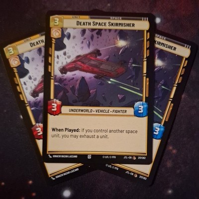 Star Wars Unlimited SWU common Death Space Skirmisher playset | eBay