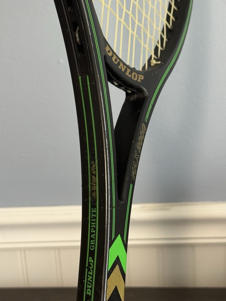 Dunlop Max 200g Graphite Racquet Made In England | eBay