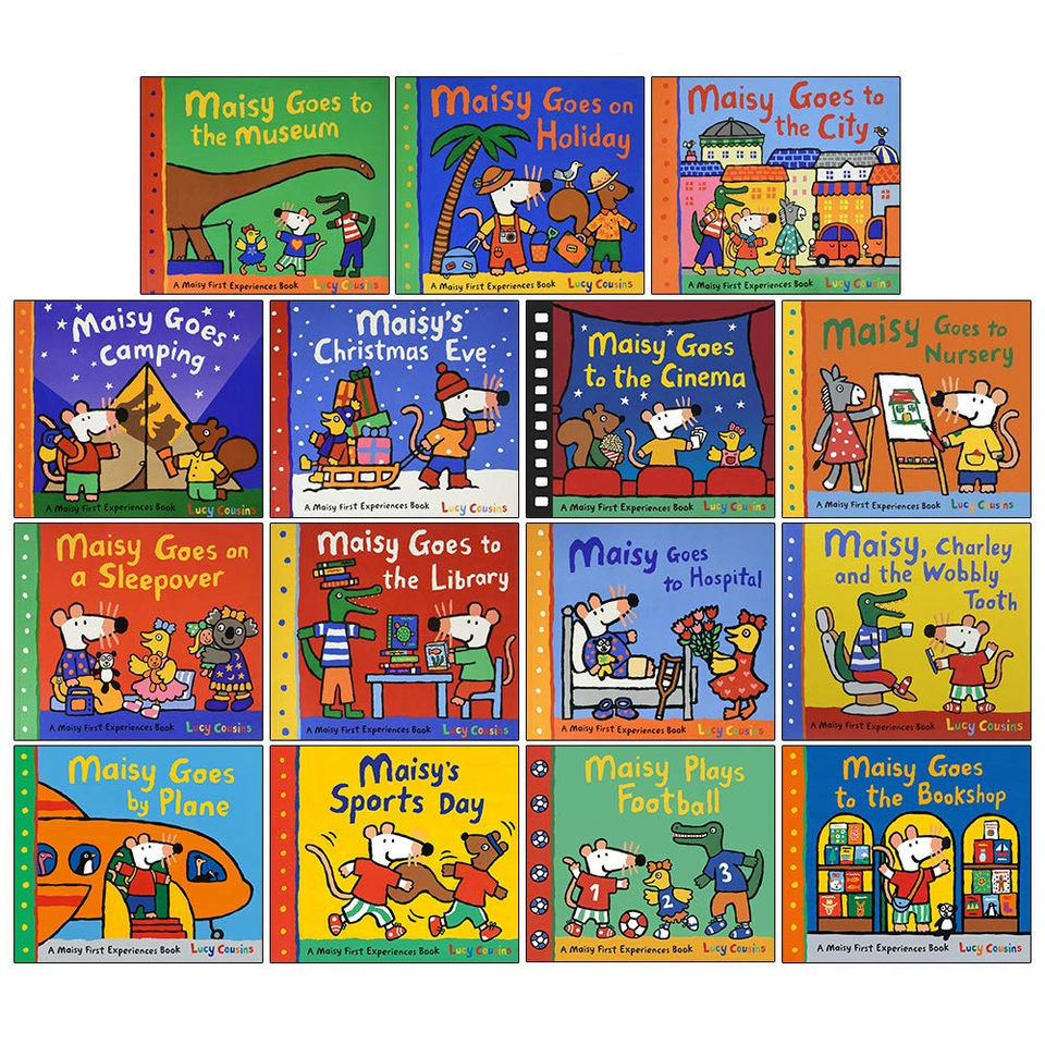 Maisy Mouse First Experience 15 Books Pack Collection Set by Lucy ...