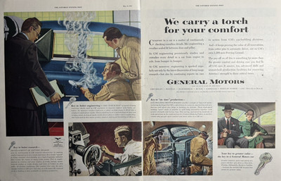 1951 General Motors Engineering Torch Test Development Key Comfort VTG ...