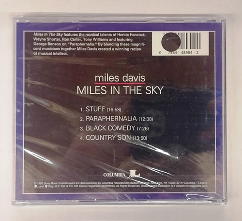 Miles Davis – Miles In The Sky 1993 Brand New Factory Sealed Jazz CD ...