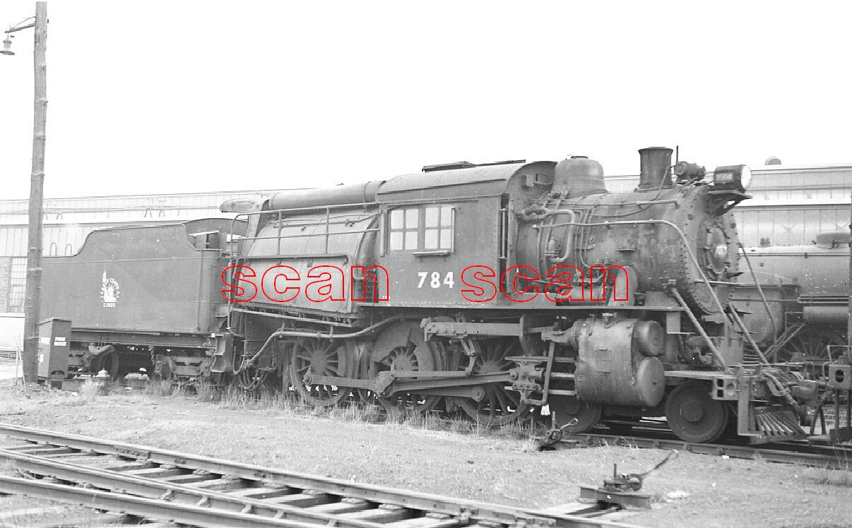 3G964 NEG/RP 1954 CNJ CENTRAL RAILROAD NEW JERSEY 460 CAMELBACK LOCO ...