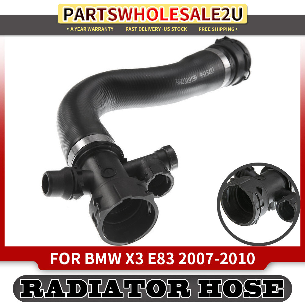 Radiator Upper Coolant Hose Pipe Water For BMW E83 X3 L6 2.5L 3.0L ...