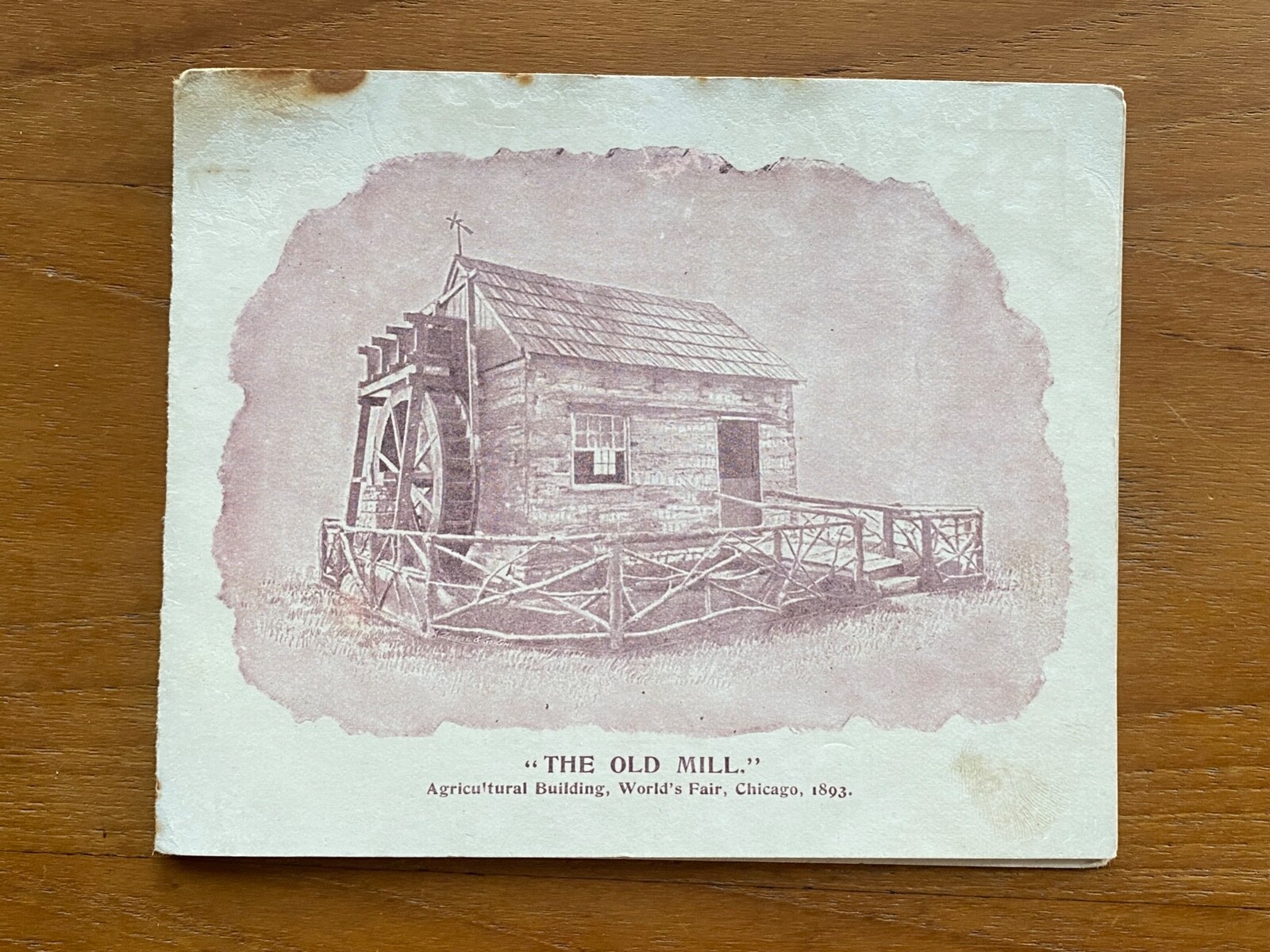 Vintage Duluth Imperial Mill Co. THE OLD MILL Chicago World's Fair 1893 ...