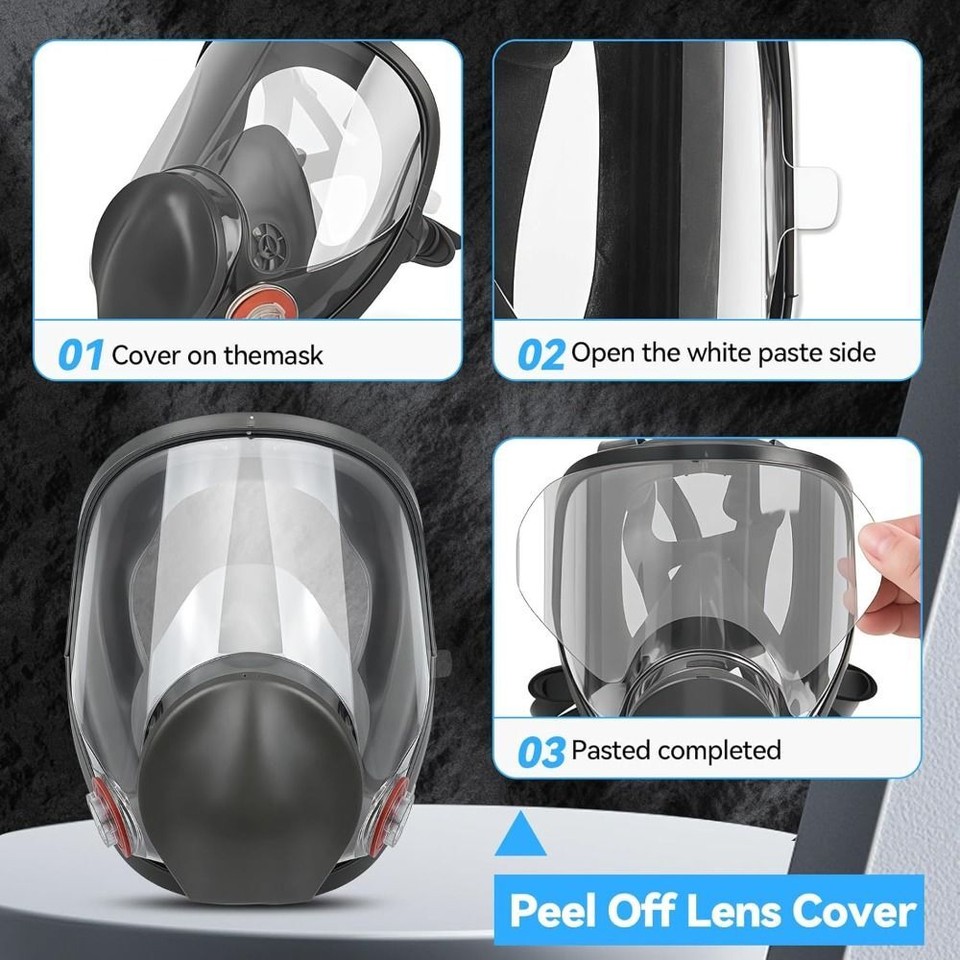 Anti-Fog Protective Lens Film Peel Off Protective Faceshield ...