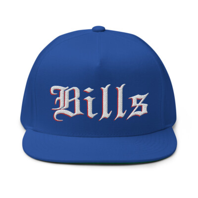 Bills Mafia Blue Hat - Buffalo Bills Flat Bill Cap | eBay