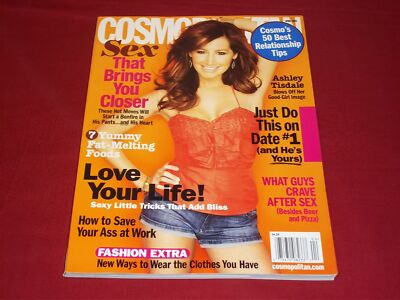 2009 APRIL COSMOPOLITAN MAGAZINE - ASHLEY TISDALE - FRONT COVER - PB ...