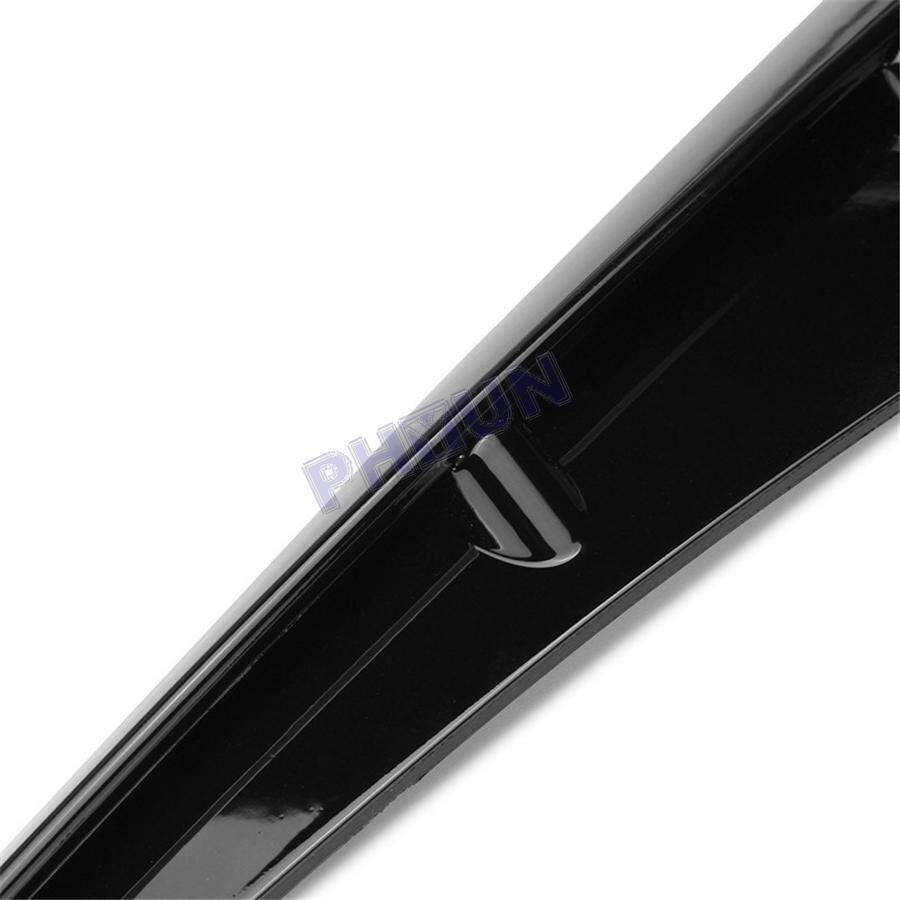 Gloss Black Front Fender Vent Side Air Wing Cover Trim For 2016-2020 ...
