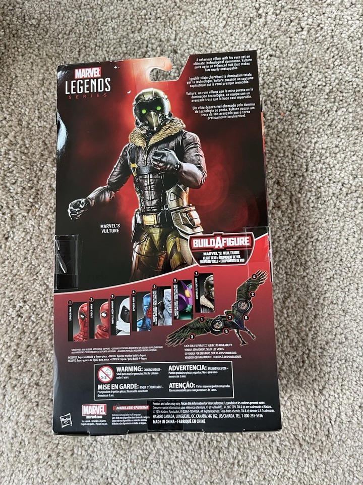 Marvel Legends MCU Homecoming Vulture BAF Figure 6” | eBay