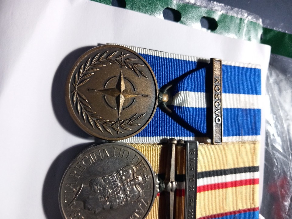 IRAQ,NATO,AND QUEEN'S GOLDEN JUBILEE MEDAL GROUP COURT MOUNTED.FULL ...