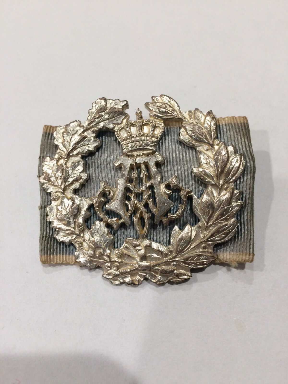 German Bavaria WW1 Prince Alfons Silver Service Badge Military Medal ...