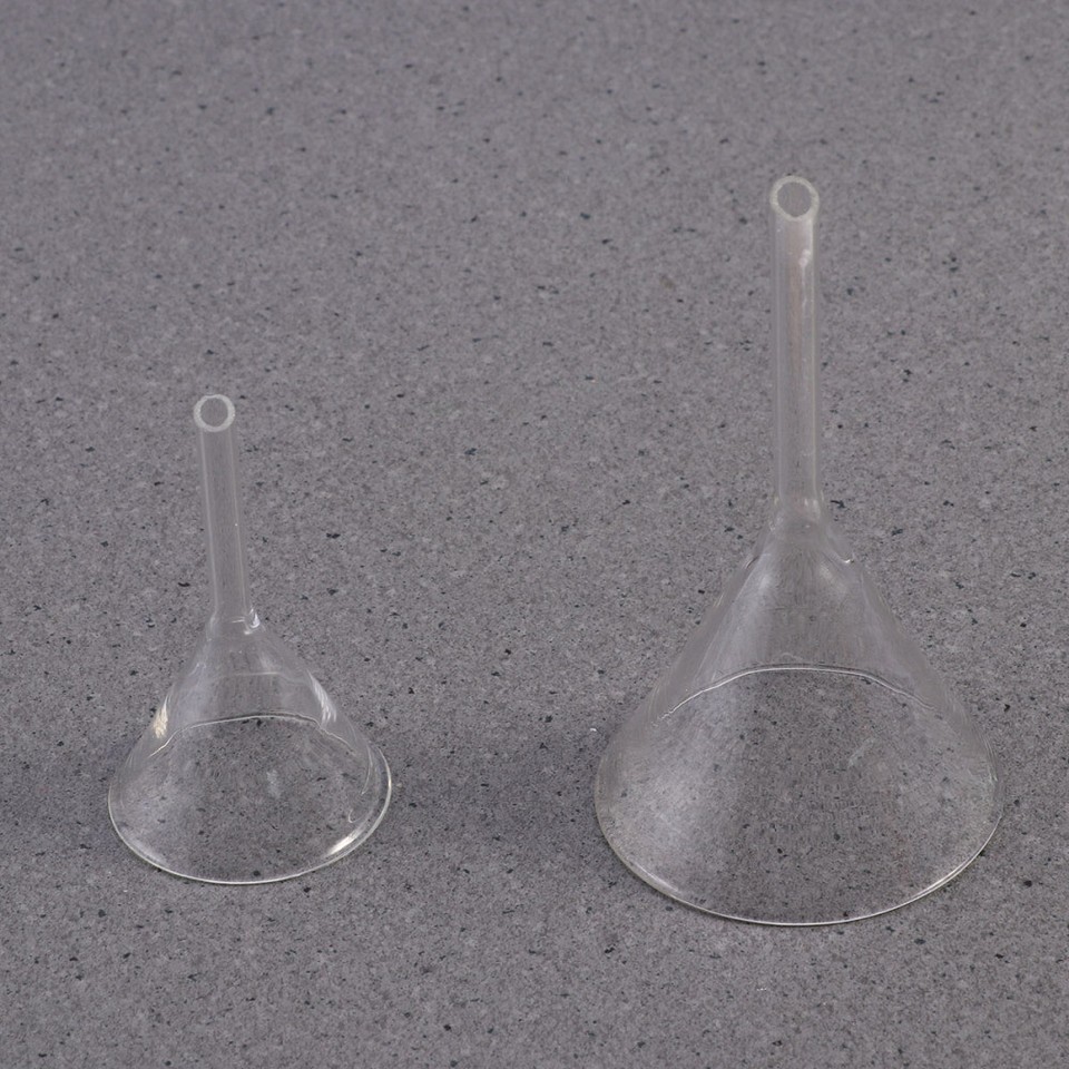 Glass Funnels Large Funnel Small Clear Funnel Kitchen Use Filling ...