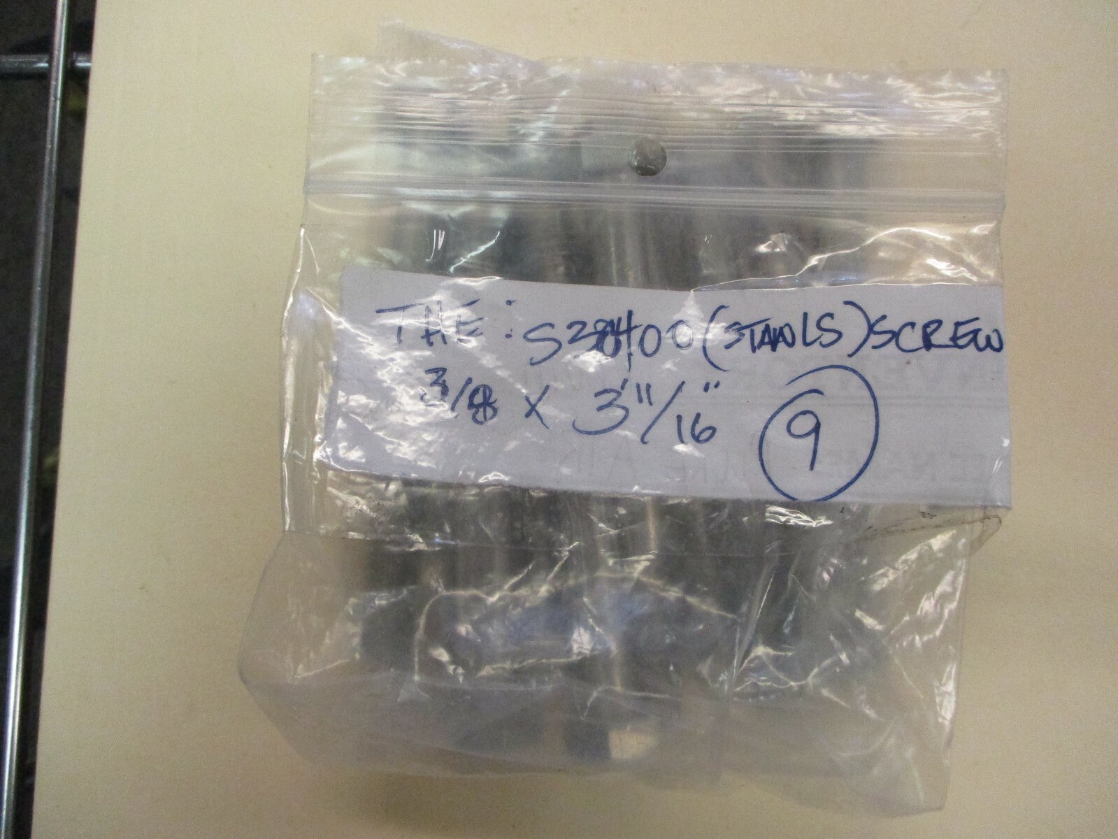 THE S30400 Stainless Steel 3/8X3 11/16" Screws (QTY 9) | eBay
